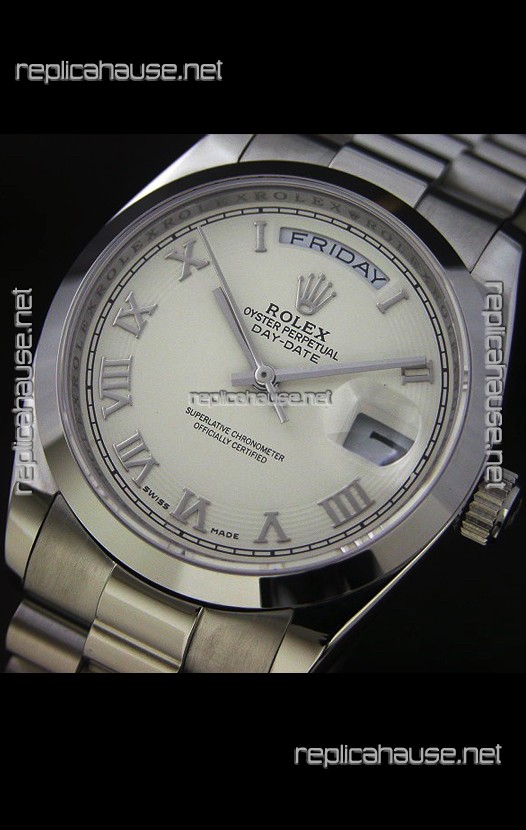 Rolex Day Date Japanese Replica Steel Watch From Rolex