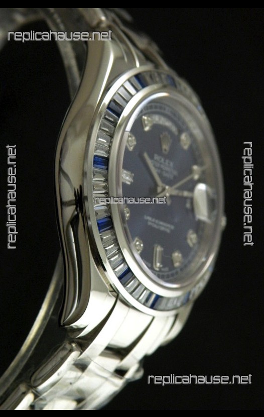 Rolex Oyster Perpetual Day Date Japanese Automatic Watch in Midnite ...